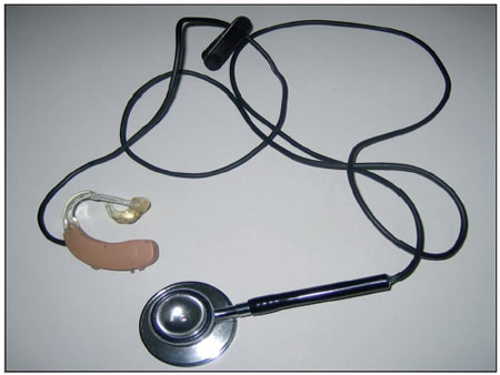 Stethoscopes with hearing aid use: Case studies
